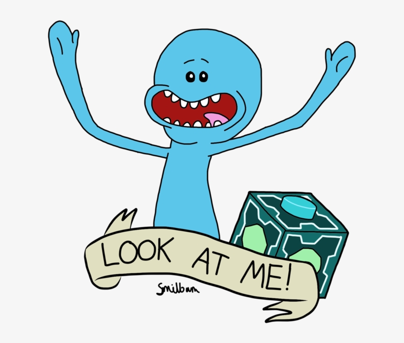 Mr Meeseeks Png - Look At Me Cartoon - 1032x774 PNG Download - PNGkit