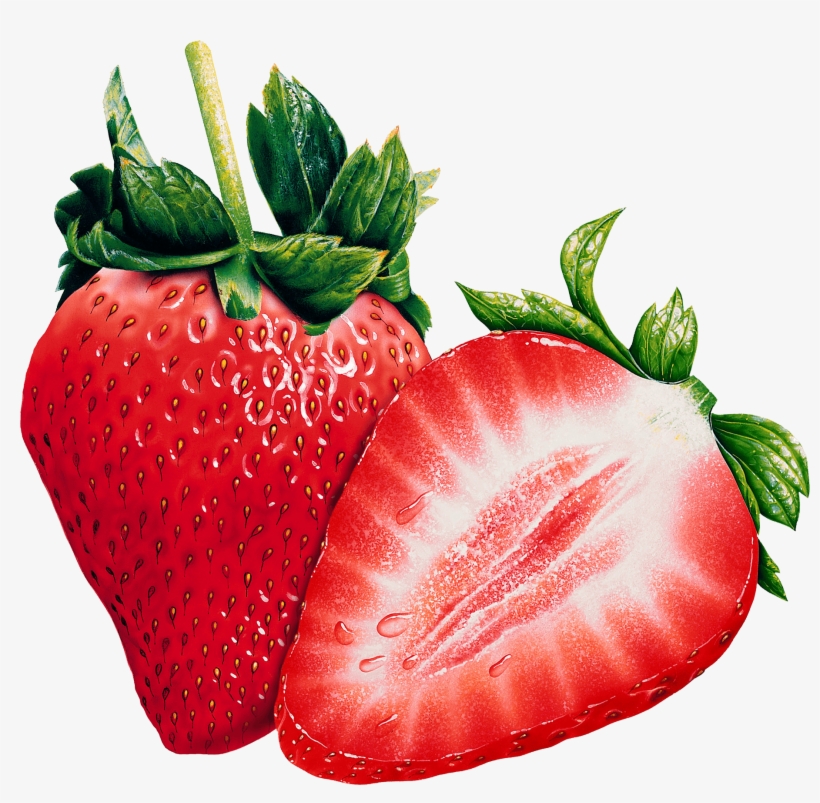 Open Strawberries - Strawberry Png - 1839x1713 PNG Download - PNGkit