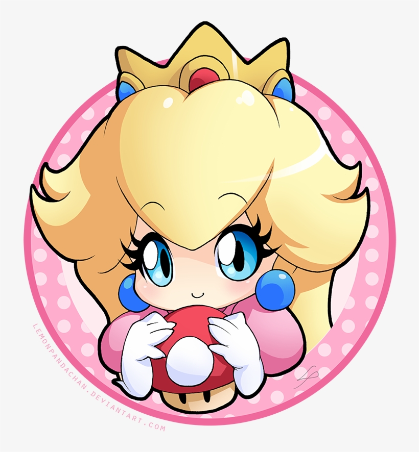 Princess Peach By Lemonpandachan - Princess Peach - 854x900 PNG Download - PNGkit