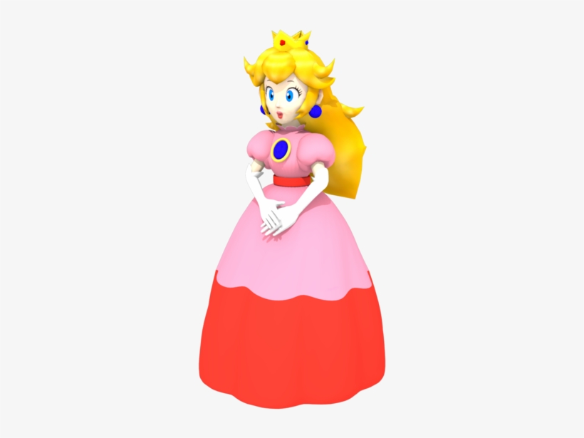 Princess Peach Toadstool - Princess Toadstool Model - 1024x576 PNG ...