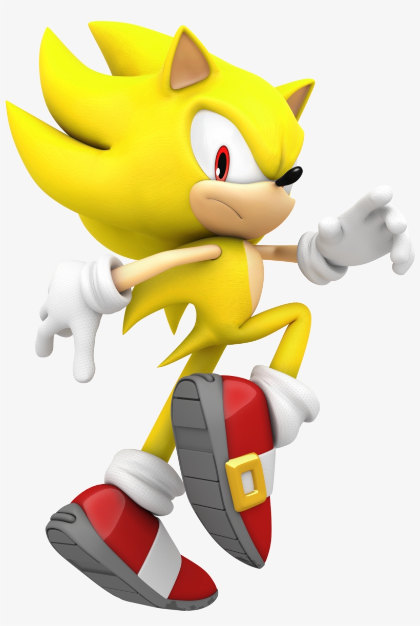 Sanic Drawing Super Image Royalty Free Stock - Super Sonic 3d Png ...