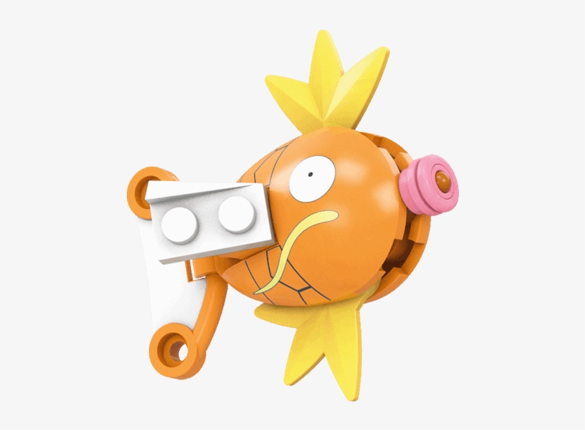 Mega Construx Pokemon Magikarp Building Set - 600x600 PNG Download - PNGkit