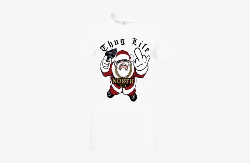 Ugly Christmas T Shirt Santa Thug Life $19 - Thug Life Santa - 377x454 ...