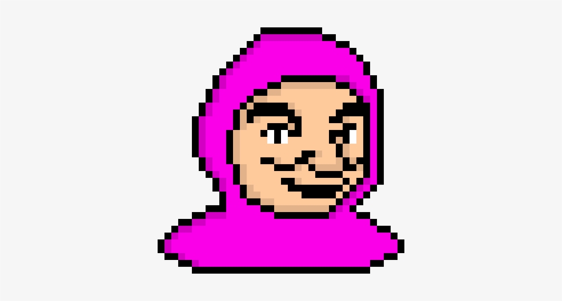 Pink Guy - Pink Guy Pixel Art - 360x360 PNG Download - PNGkit