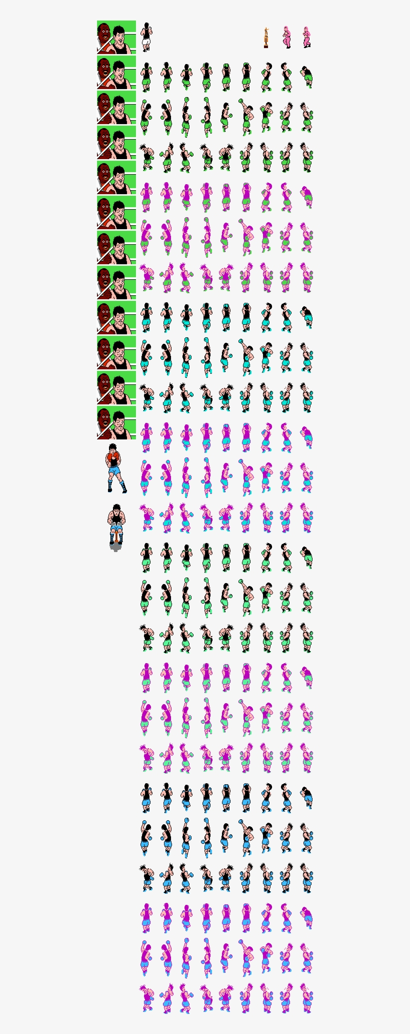 Images Are Entire Sheets, Just Cut And Paste Sprites - 433x1986 PNG ...