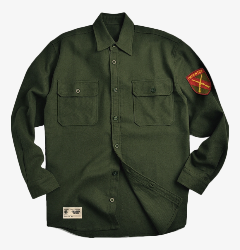 Wwii Infantry Heavy Duty Flannel - Pocket - 960x960 PNG Download - PNGkit