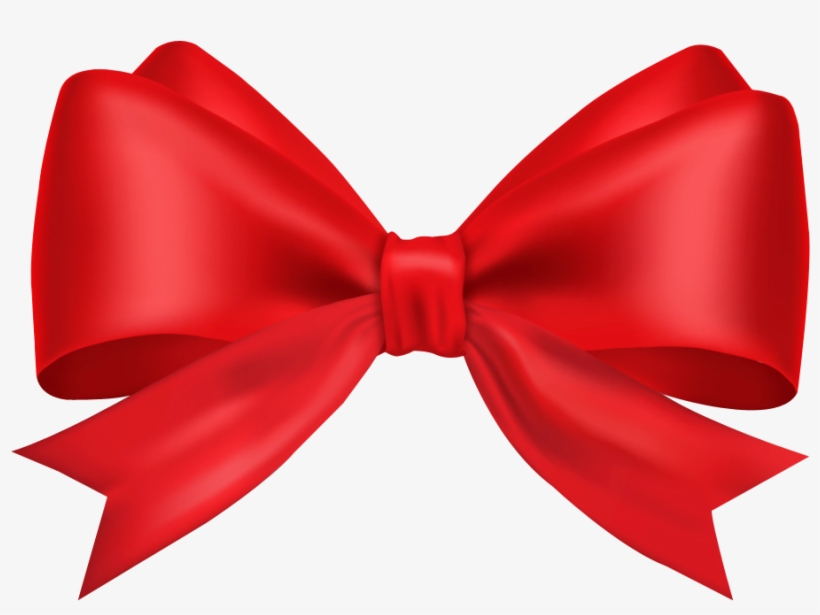 Download Transparent Bow Png Hd - Red Bow Transparent Background - PNGkit