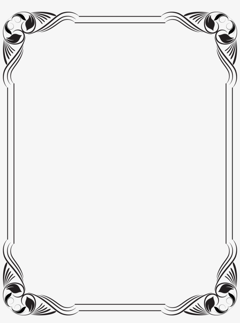Download Transparent Stencil Borders For Paper Borders And Frames 