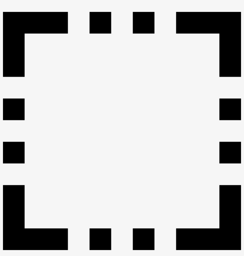 Square Outline Png - Monochrome - 980x980 PNG Download - PNGkit