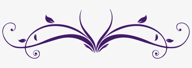 Swirl Bottom Purple 1 - Aesthetic Swirls - 800x211 PNG Download - PNGkit
