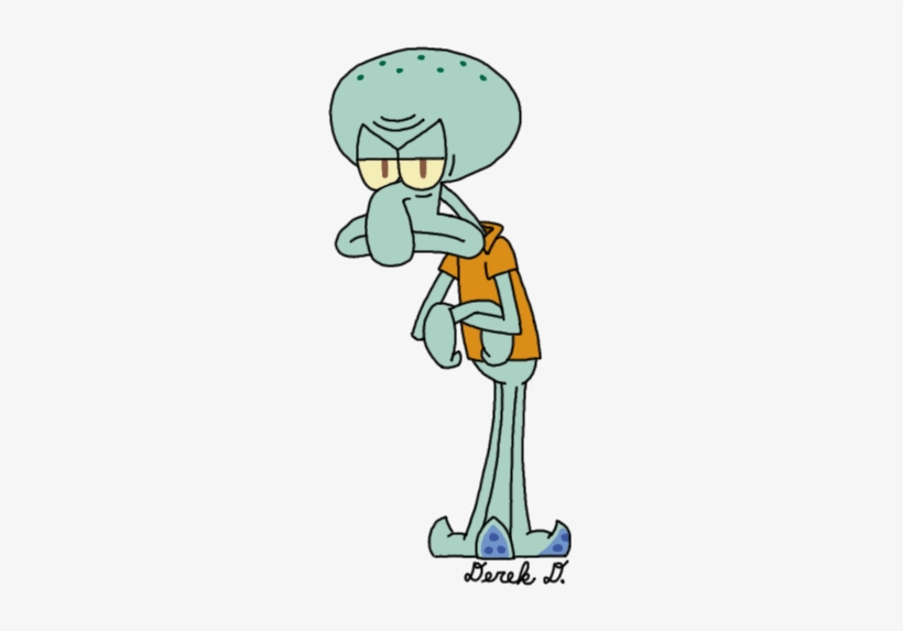 Squidward Angry