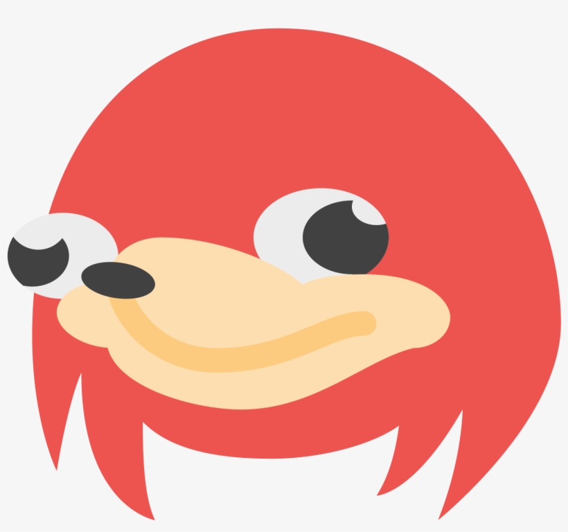 Ugandan Icon Free Download - Uganda Knuckles Png - 1600x1600 PNG ...