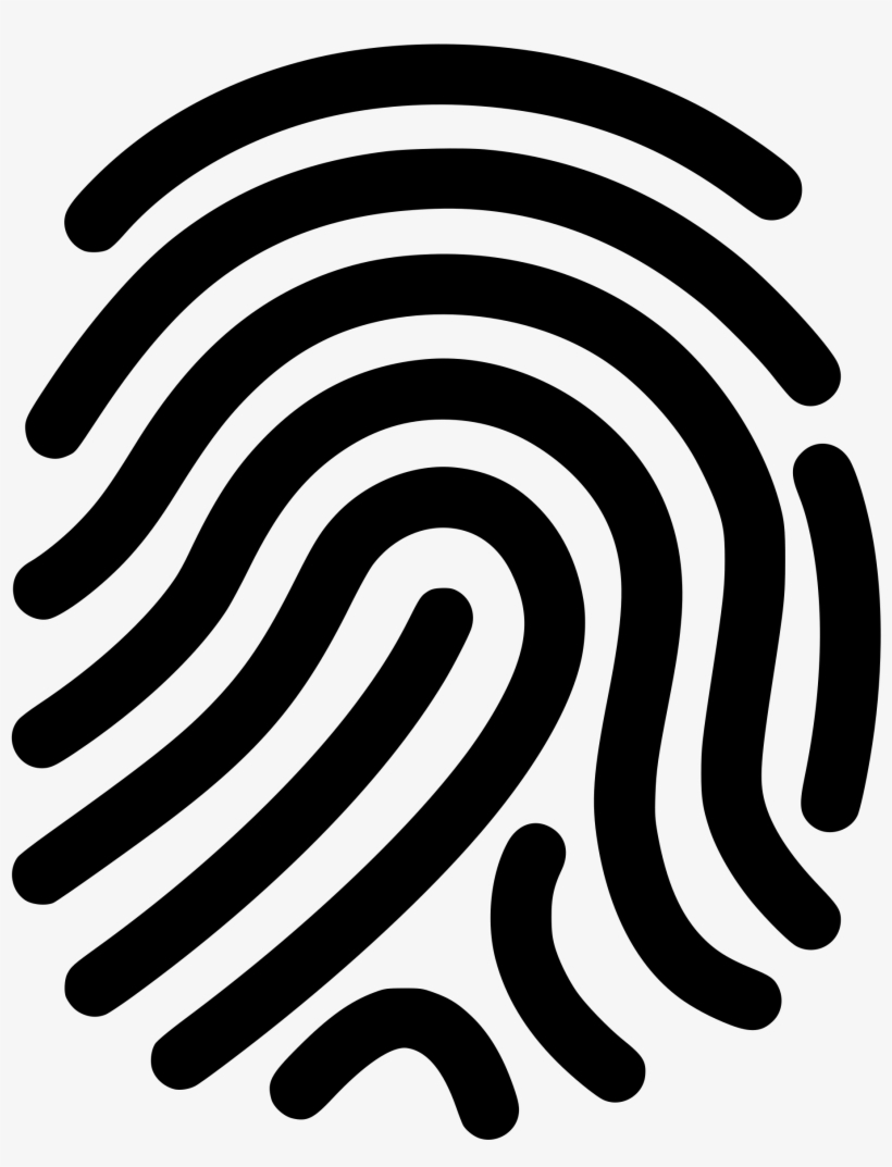 Lovely Inspiration Ideas Fingerprint Clipart Single - Touch Id Icon Png ...
