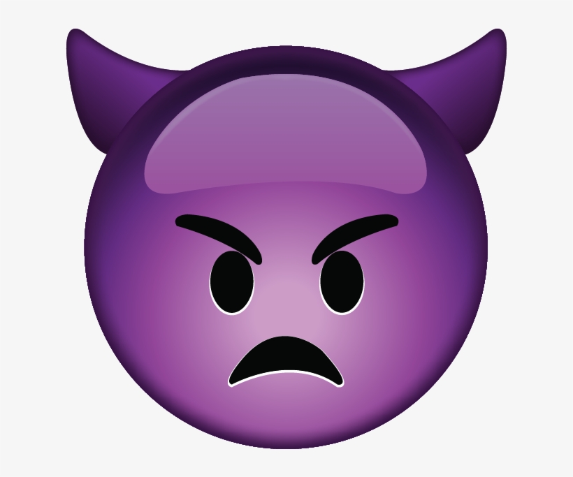 Download Transparent Purple Devil Emoji - PNGkit