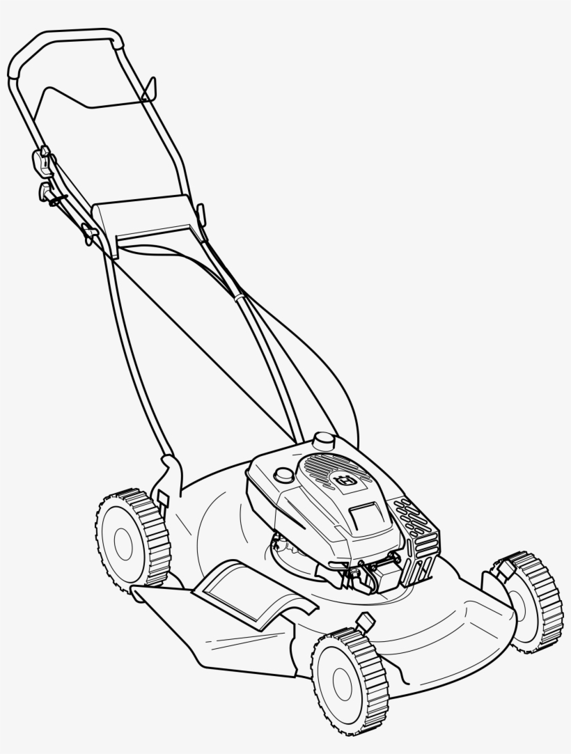 This Free Icons Png Design Of Push Mower - 1886x2400 PNG Download - PNGkit