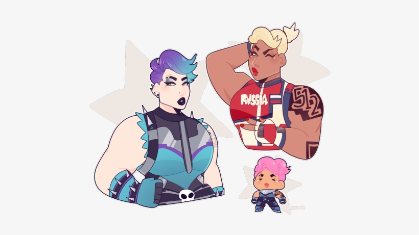 Overwatch Zarya - 500x407 PNG Download - PNGkit