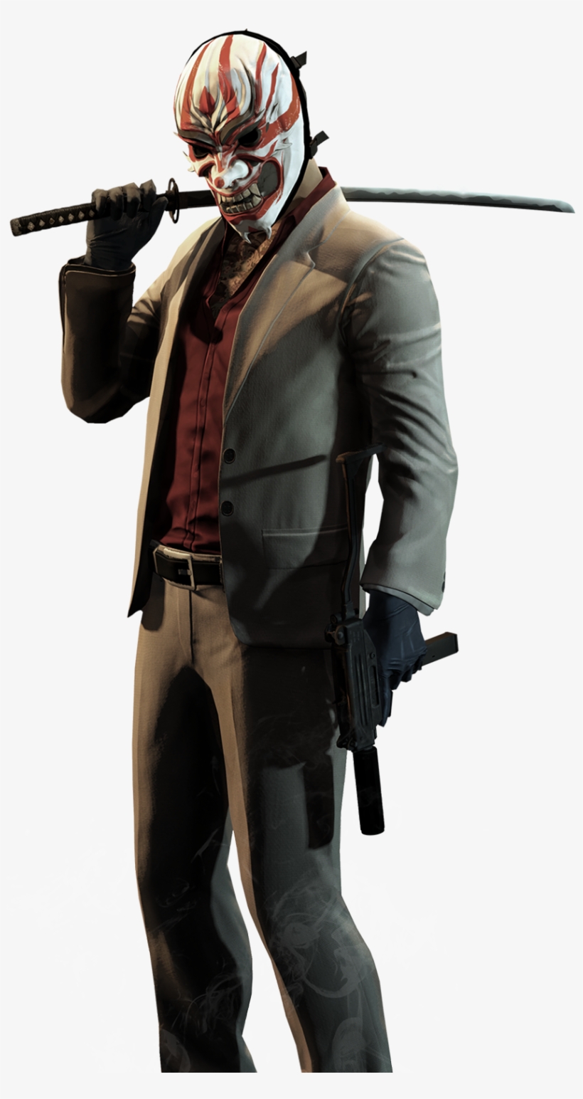 Jiro Full - Payday 2 Jiro Png - 840x1541 PNG Download - PNGkit