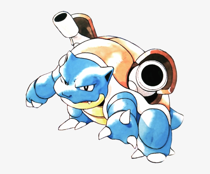 Blastoise Png File - Pokemon Blue Version - 624x600 PNG Download - PNGkit