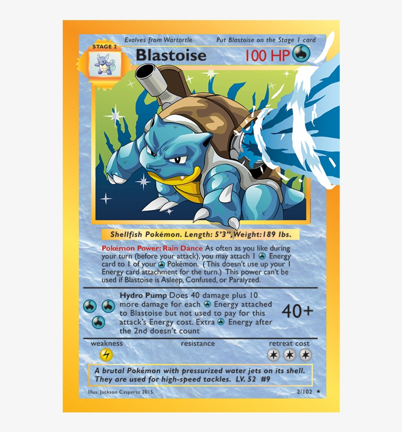 Blastoise Cards Pokemon - 800x800 PNG Download - PNGkit