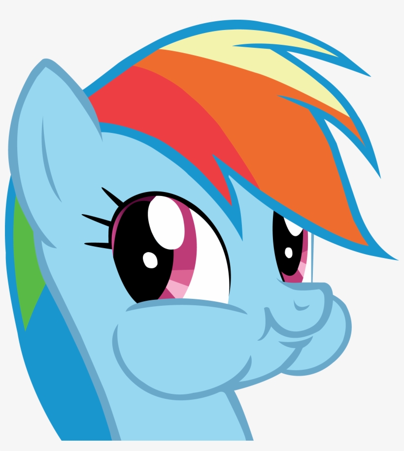 Rainbow Dash Cool Face