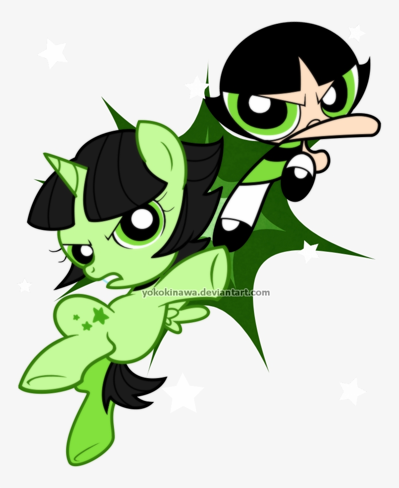 Yokokinawa, Buttercup , Duality, Filly, Human Ponidox, - Powerpuff Girl ...