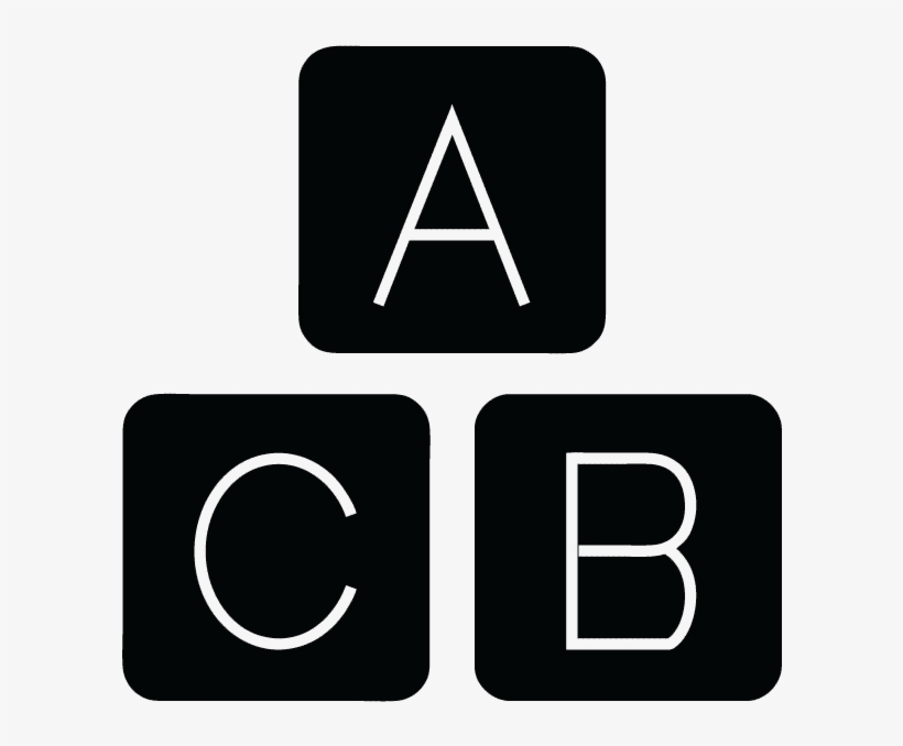 Download Transparent Alphabet Blocks - Icon - PNGkit
