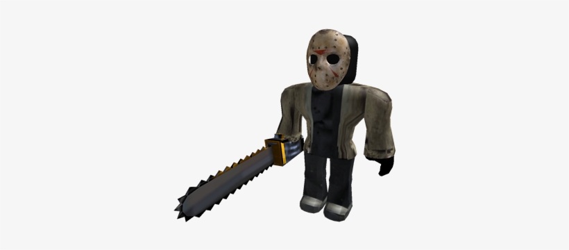 Picture Black And White - Jason Friday The 13th Roblox - 420x420 PNG ...
