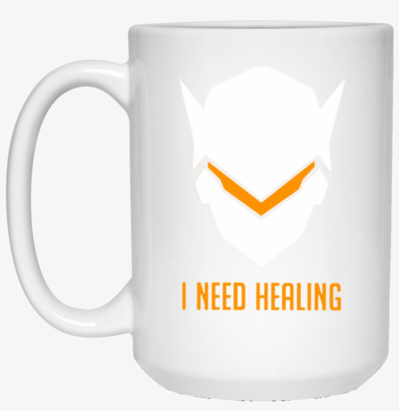 Download Transparent I Need Healing Genji Mask Genji Face Overwatch ...