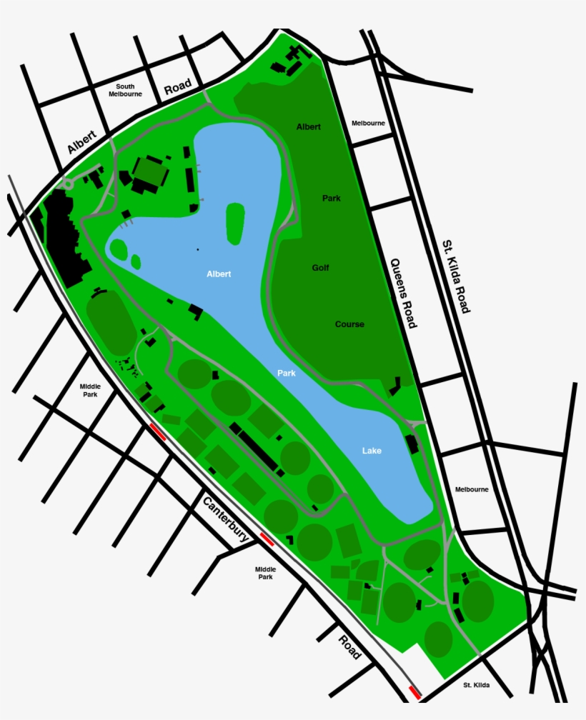 Albert Park Lake Map - Albert Park Golf Course Map - 1214x1434 PNG ...