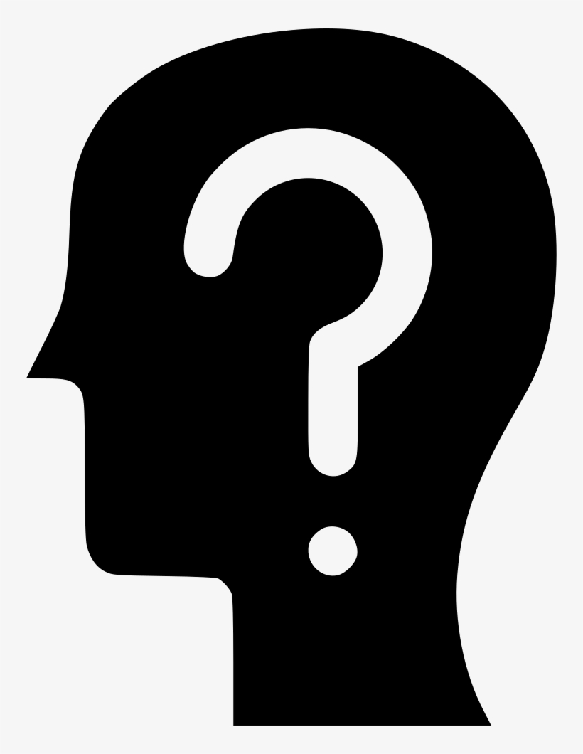 Png File - Human Head With Question Mark - 746x980 PNG Download - PNGkit