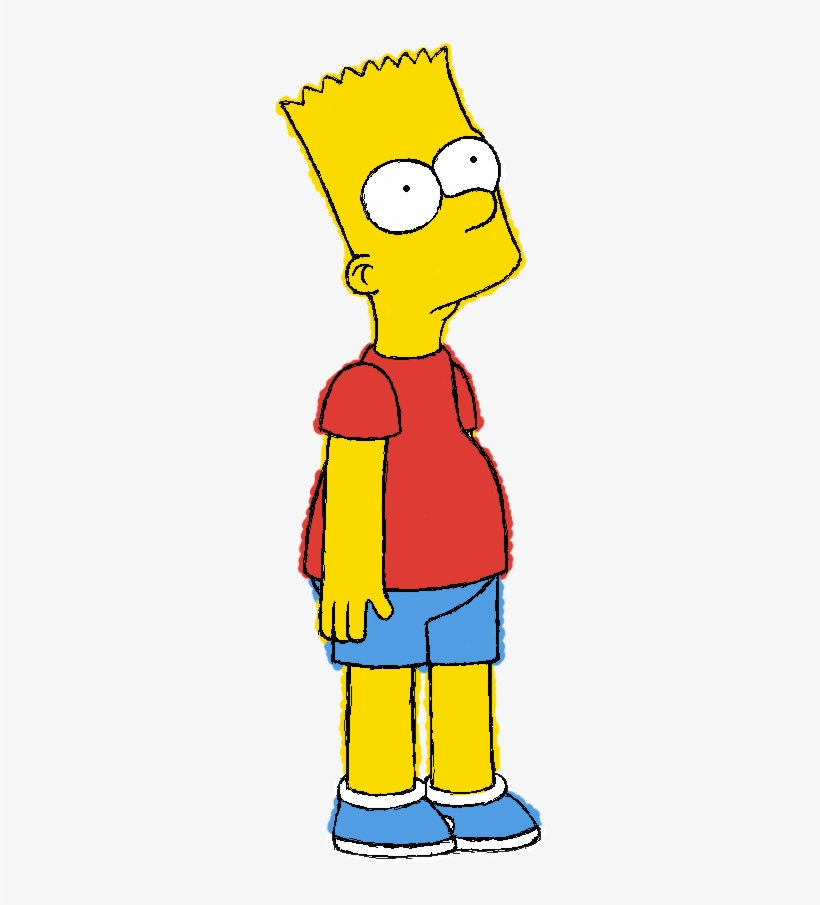Adding Vector Lab - Bart Simpson Confused - 430x854 PNG Download - PNGkit