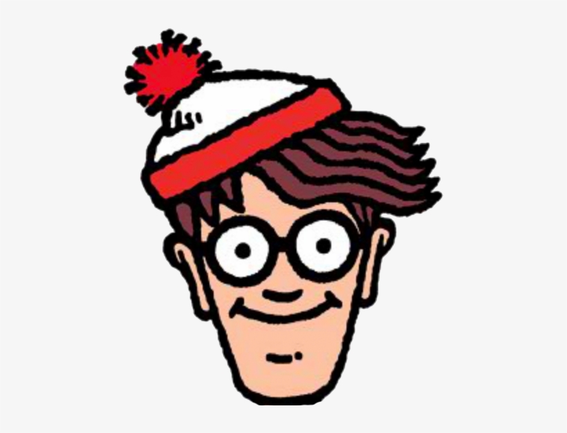 This Is How Waldo Was Born - Where's Waldo With A Beard - 464x547 PNG ...