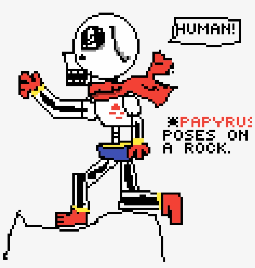 Papyrus The Skeleton Undertale - Undertale - 1200x1200 PNG Download ...