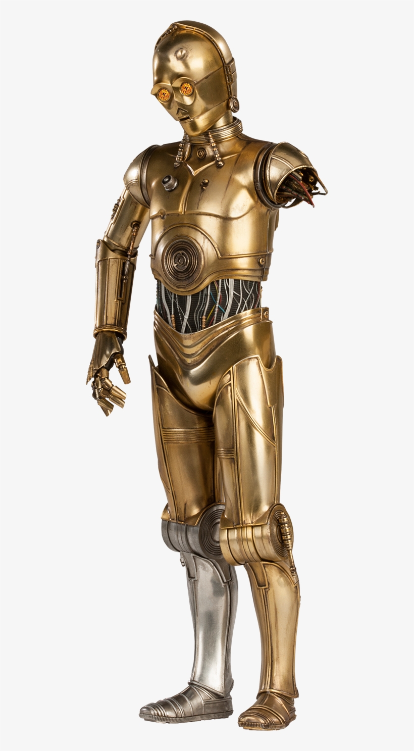 C-3po Sixth Scale Figure - C 3po Star Wars Png - 480x1407 PNG Download ...