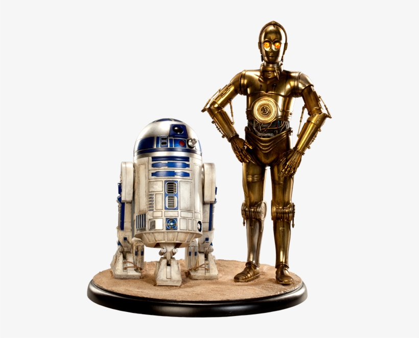 C 3po And R2 D2 Premium Format™ Figure - C3po And R2d2 Figure - 480x581 ...