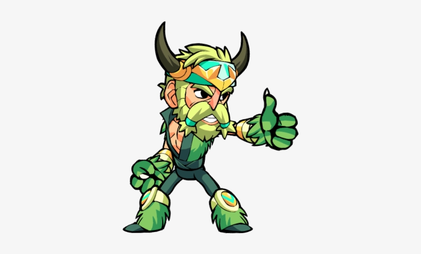 Never Miss A Moment - Brawlhalla Thumbs Up Taunt - 418x480 PNG Download ...