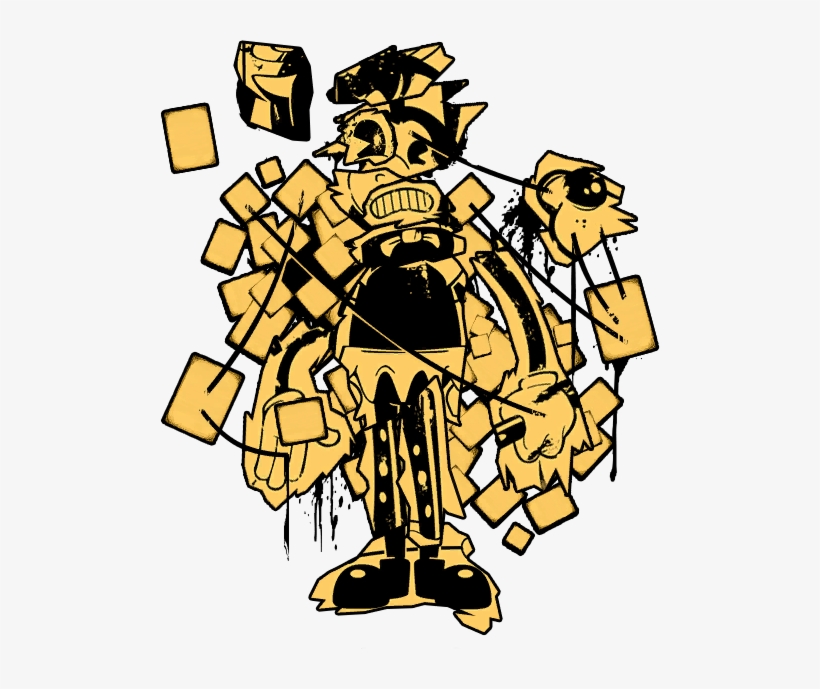 Borisart - Batim The Butcher Gang - 500x609 PNG Download - PNGkit