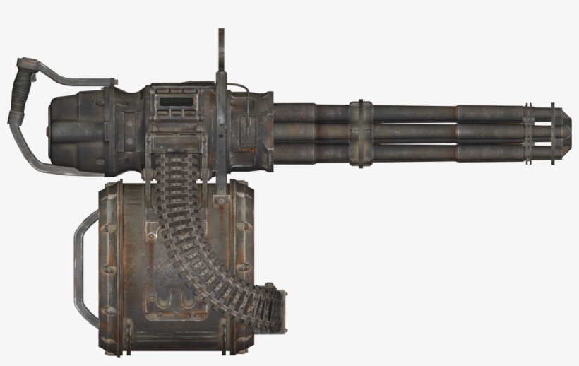 Cannon Png Image Transparent Background - Fallout Minigun - 1200x700 ...
