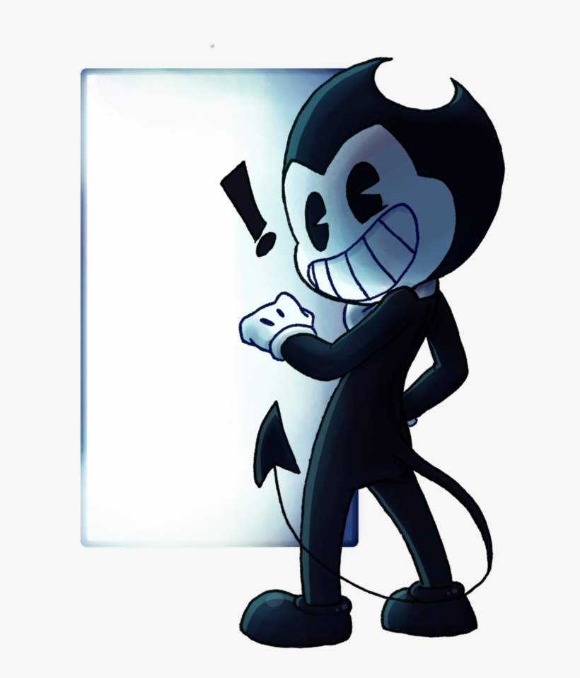 Jpg Black And White Library Bendy Is Coming By Donut - Library ...