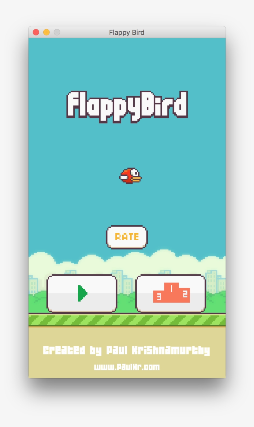 Build & Run - Flappy Bird Home Screen - 974x1558 PNG Download - PNGkit