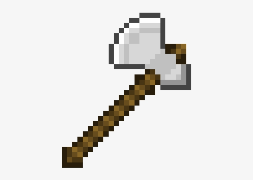 Download Transparent Minecraft Axe - Minecraft Diamond Png - PNGkit