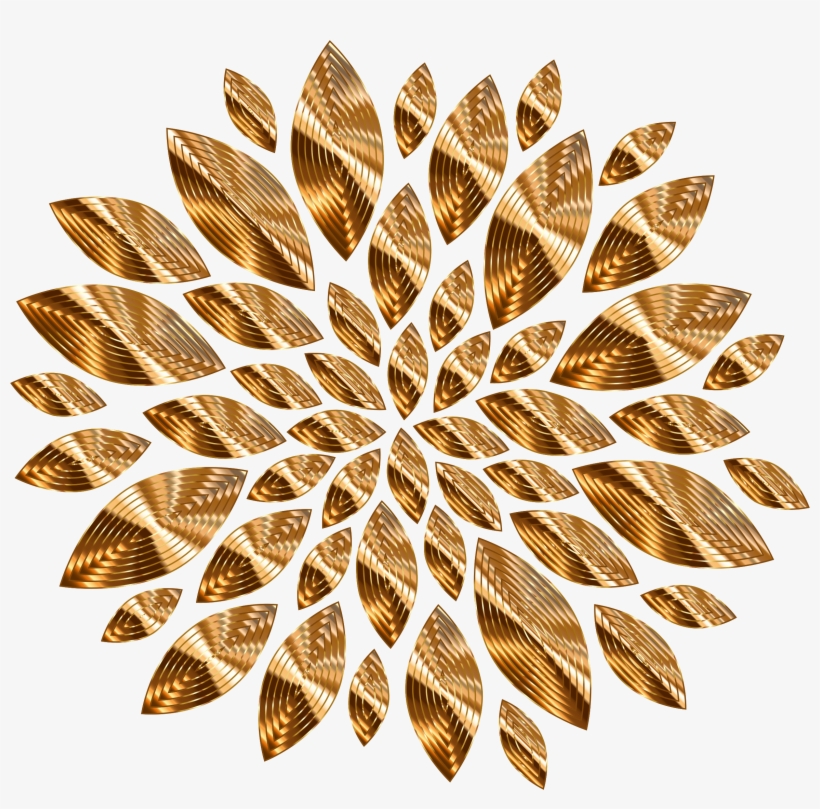 This Free Icons Png Design Of Gold Flower Petals Variation - 2340x2196 ...