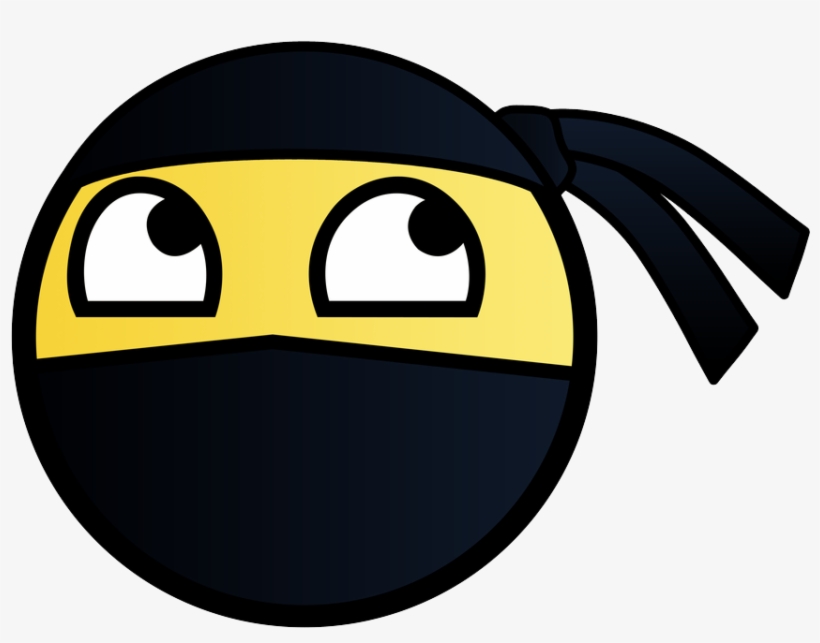 Ninja - Awesome Face Laptop Sleeve - 13" - 900x900 PNG Download - PNGkit