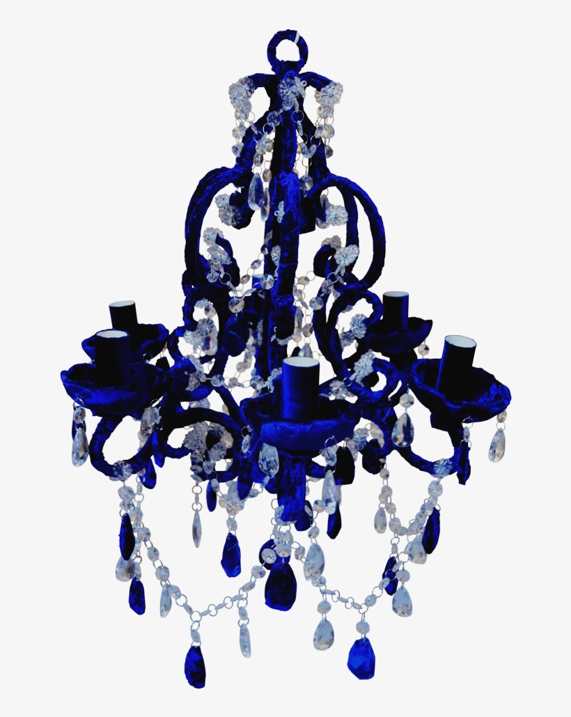 Midnight Blue - Blue Chandelier Png - 711x1030 PNG Download - PNGkit
