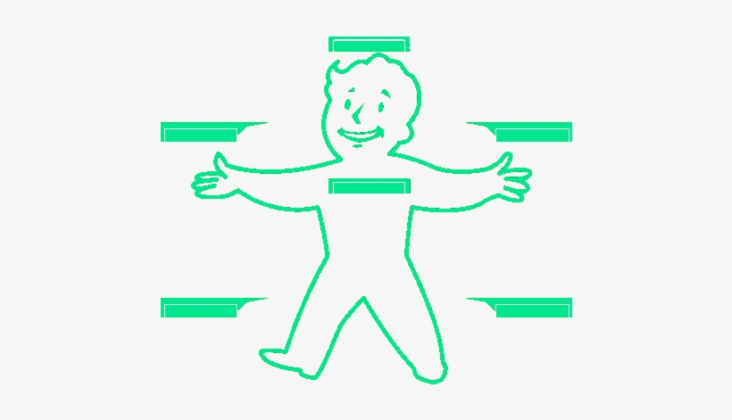 Download Transparent Vault Boy Png Green - PNGkit