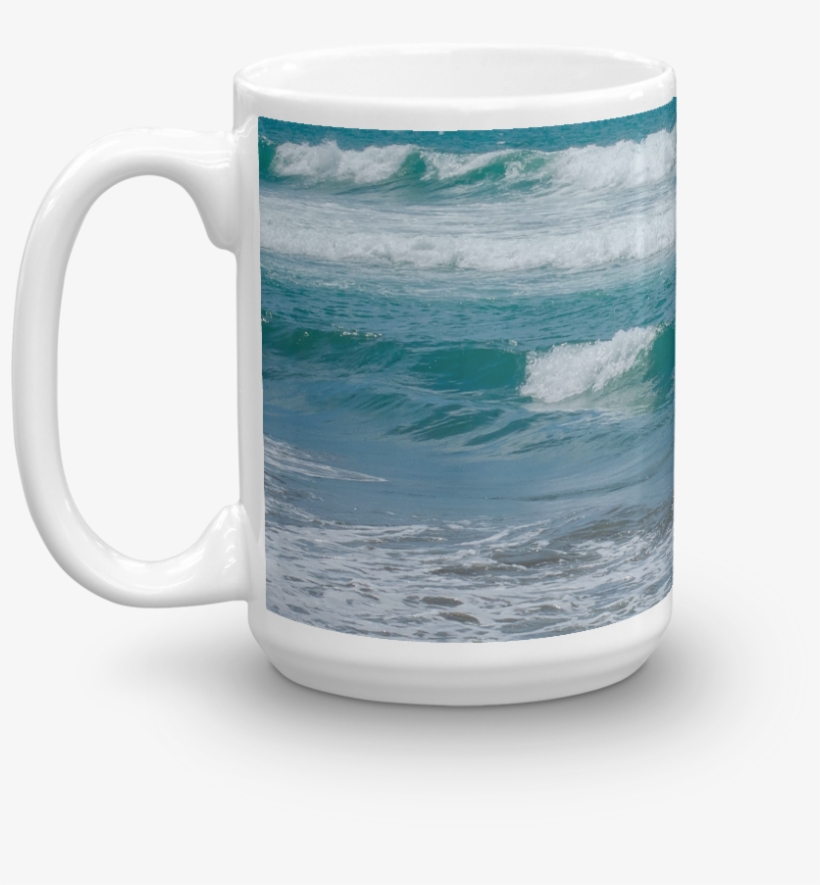 15oz Ocean Waves Mug - Beer Stein - 1000x1000 PNG Download - PNGkit