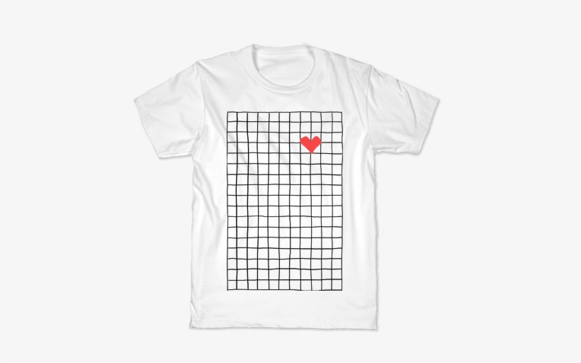 Download Transparent Graph My Heart Grid Pattern Kids T-shirt - Kid ...