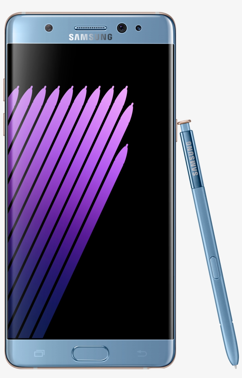 01 Galaxy Note7 Blue - Note 7 Vs Note 3 - 3000x2000 PNG Download - PNGkit