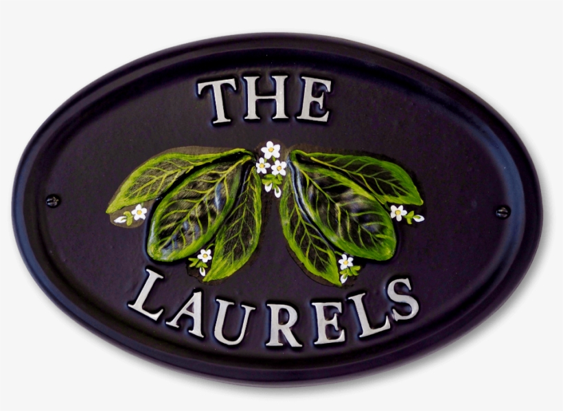 Download Transparent Laurel Leaves House Sign - Tree - PNGkit