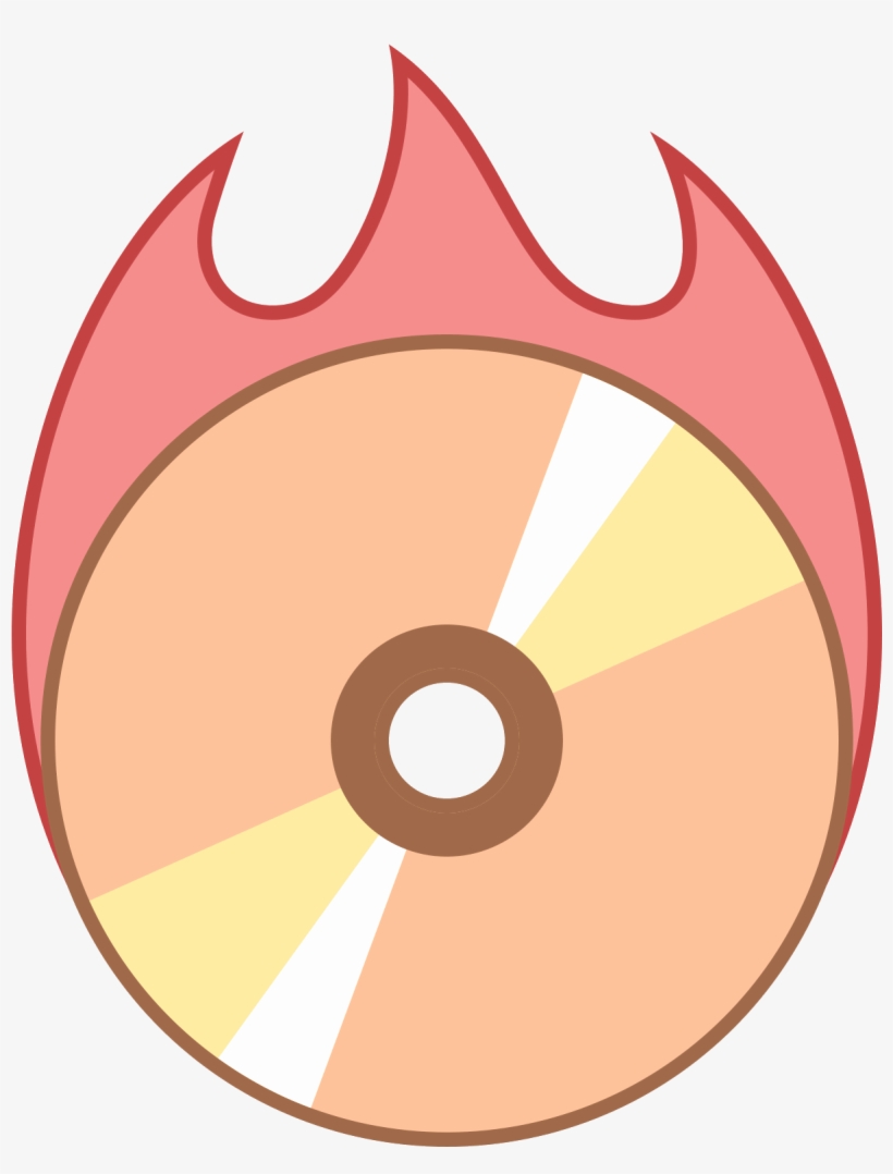 Download Transparent Burn Cd Icon - Icon - PNGkit